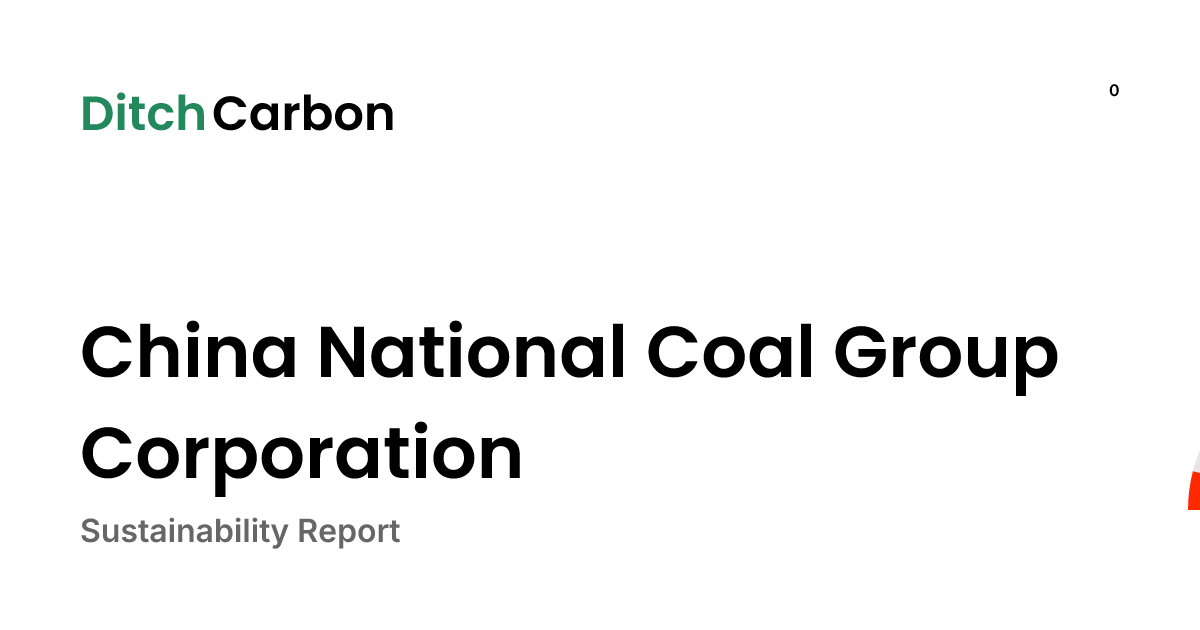 China National Coal Group Corporation Emissions Breakdown & Climate ...