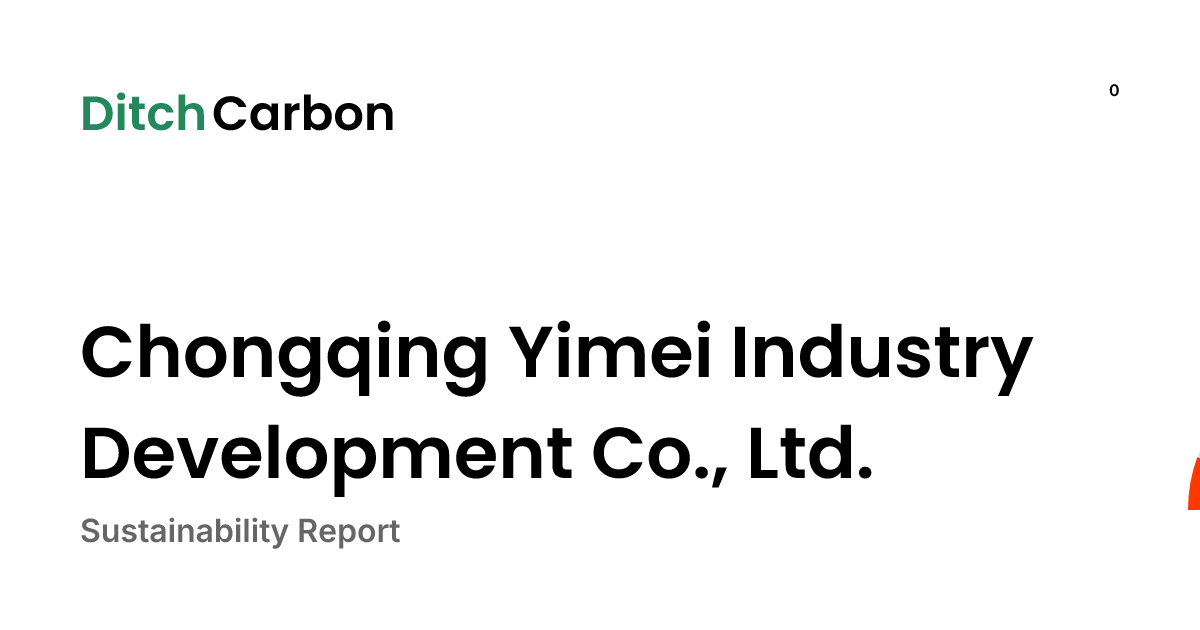 Chongqing Yimei Industry Development Co., Ltd. Emissions Breakdown ...