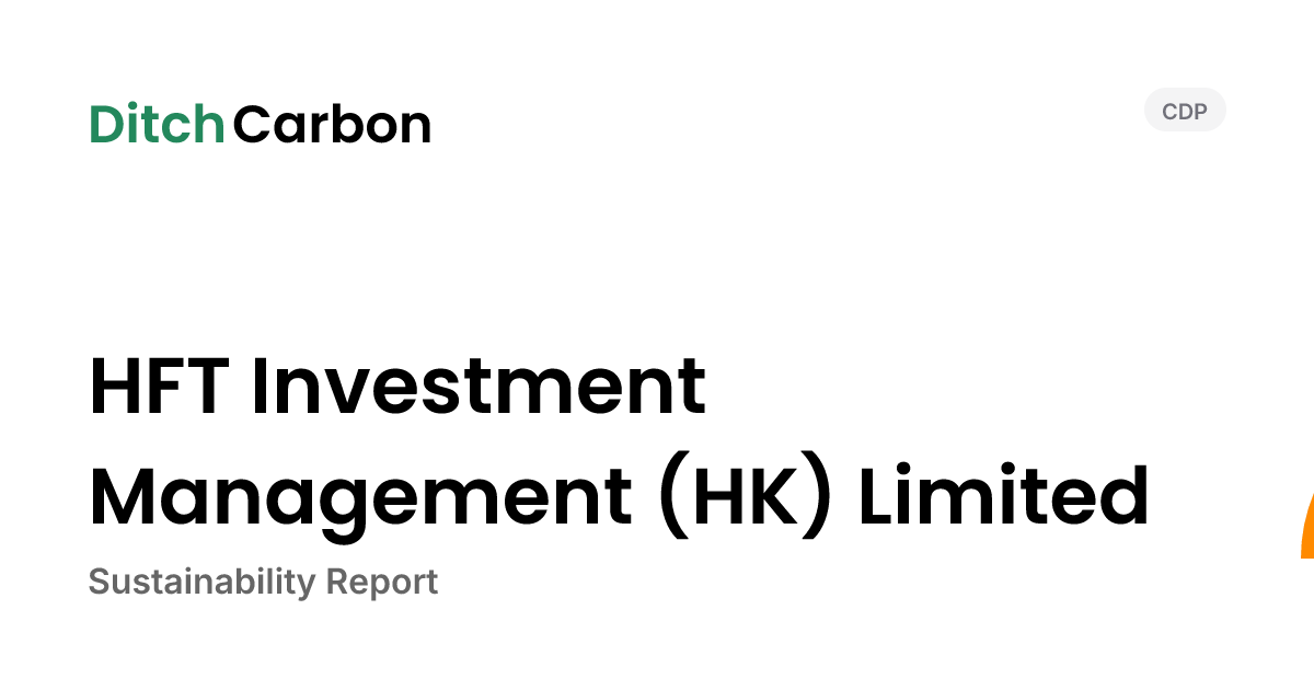 HFT Investment Management (HK) Limited Emissions Breakdown & Climate ...