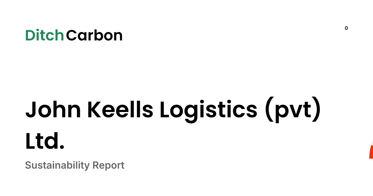 John Keells Logistics (pvt) Ltd. Emissions Breakdown & Climate Score ...