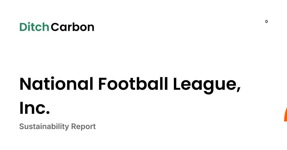 National Football League, Inc. Emissions Breakdown & Climate Score ...