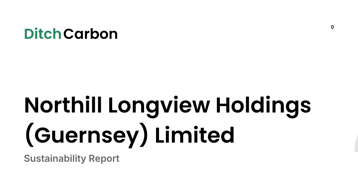 Northill Longview Holdings (Guernsey) Limited Emissions Breakdown ...