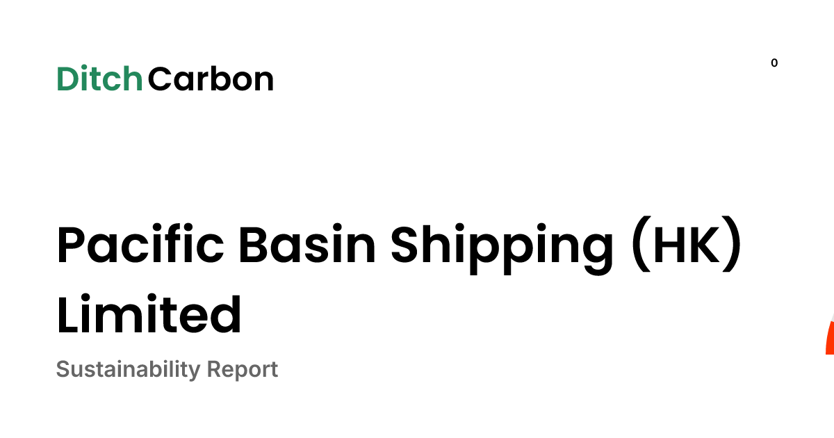 Pacific Basin Shipping (HK) Limited Emissions Breakdown & Climate Score ...