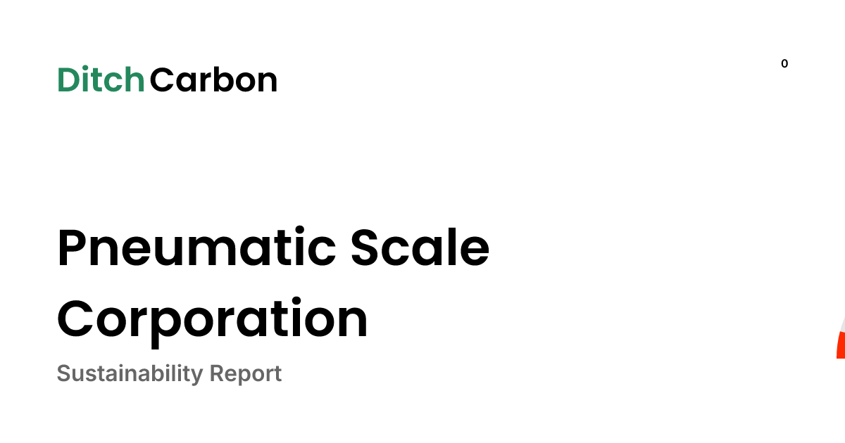 Pneumatic Scale Corporation Emissions Breakdown & Climate Score ...