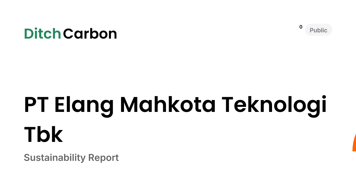 PT Elang Mahkota Teknologi Tbk Emissions Breakdown & Climate Score ...