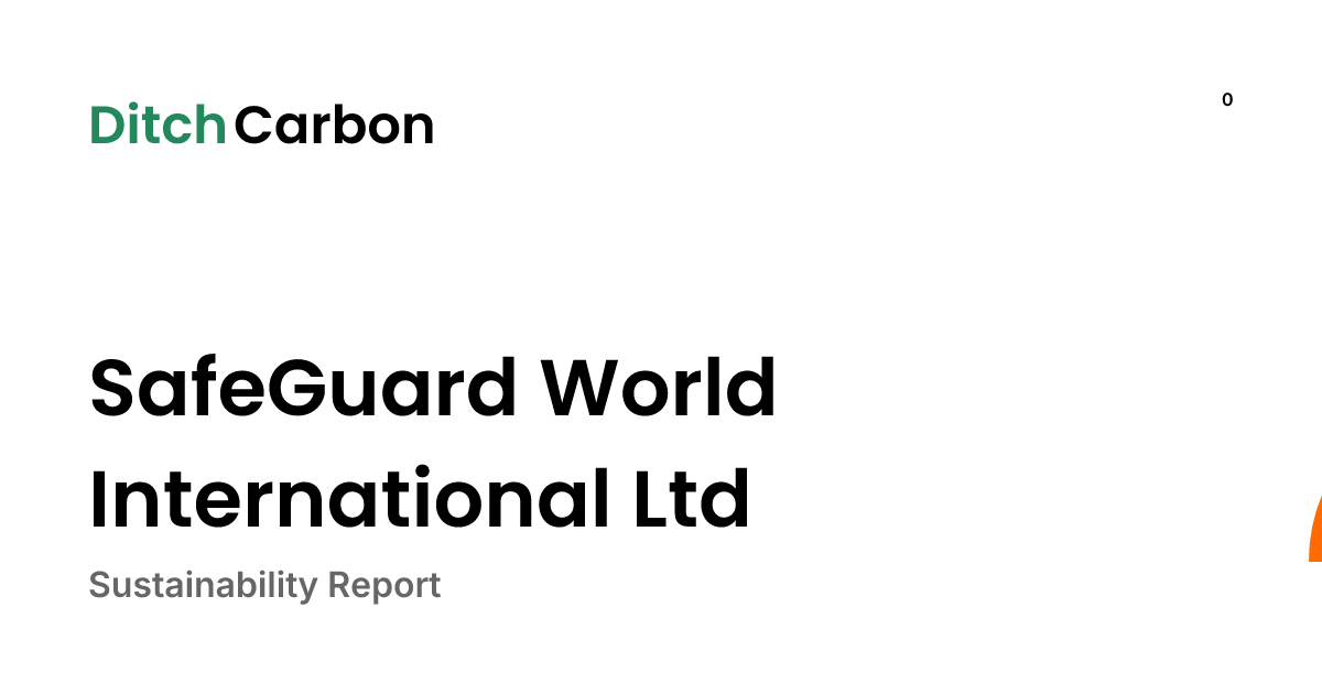 SafeGuard World International Ltd Emissions Breakdown & Climate Score ...