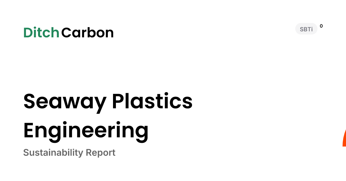 Seaway Plastics Engineering Emissions Breakdown & Climate Score ...