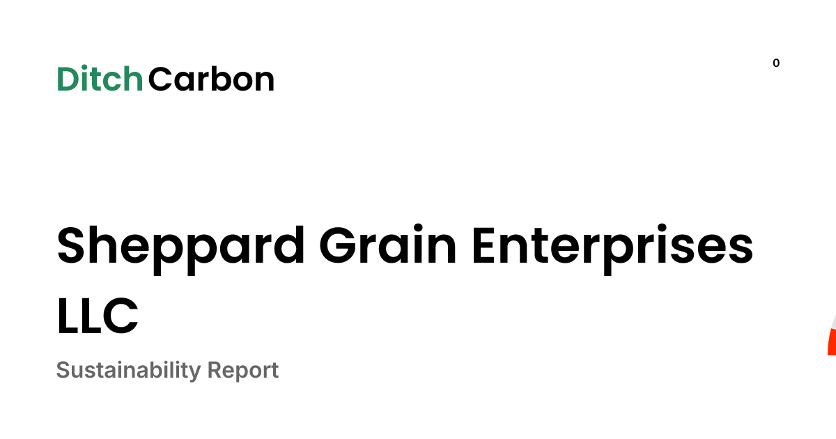 Sheppard Grain Enterprises LLC Emissions Breakdown & Climate Score ...