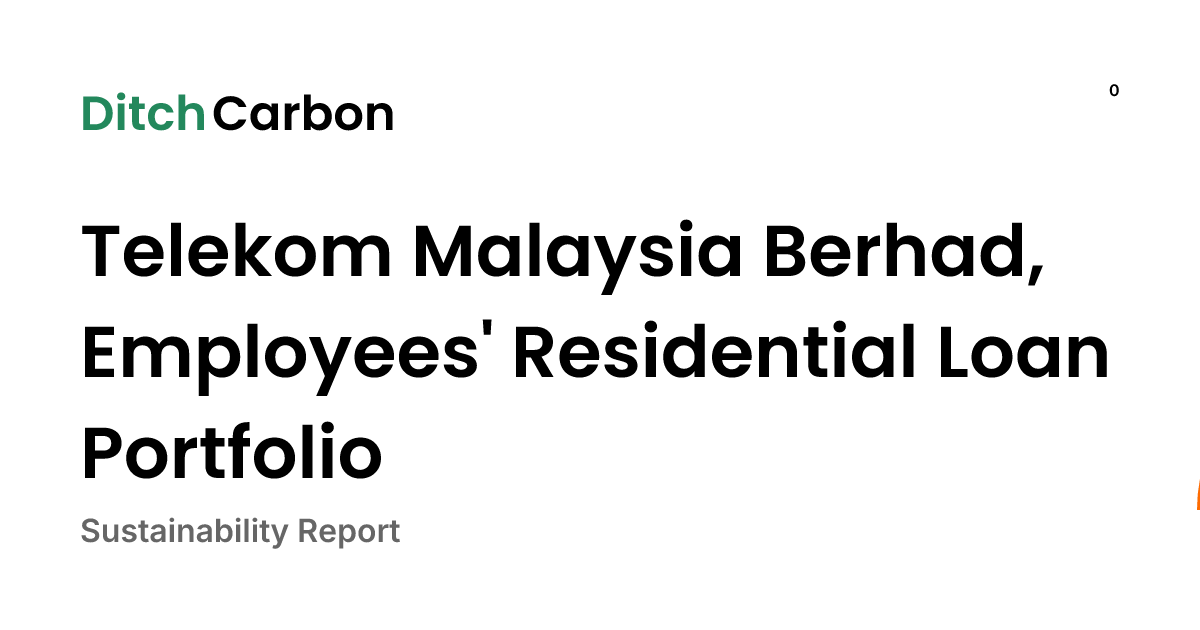 Telekom Malaysia Berhad, Employees' Residential Loan Portfolio ...
