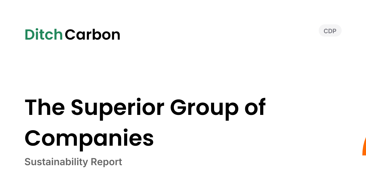 The Superior Group of Companies Emissions Breakdown & Climate Score ...